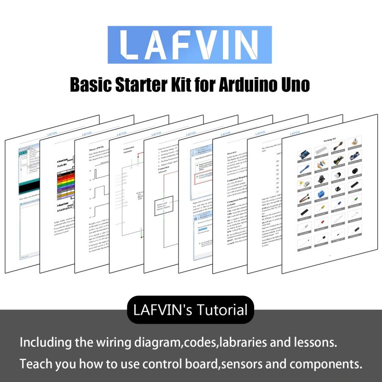LAFVIN Arduino Uno Basic Starter Kit - AV Electronics