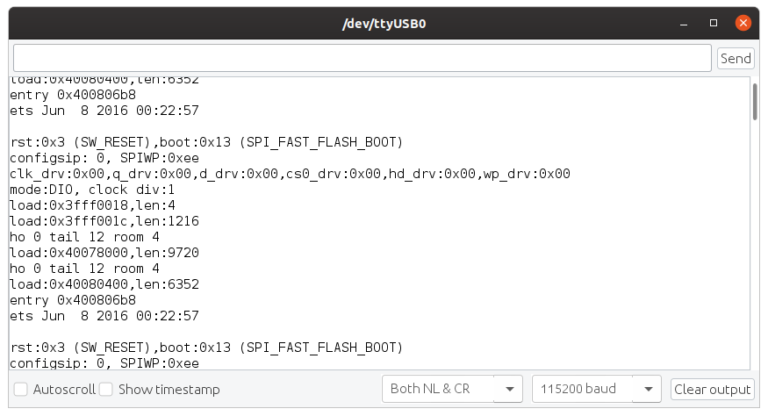Esp32 Rst0x3 Swresetboot0x13 Spifastflashboot Av Electronics